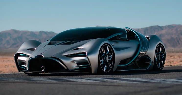 【文章】Hyperion XP-1超跑新消息，外观方面，新车采用拱形的进气格栅，两侧导流孔造型犀利，隆起的轮眉以及车身侧面的一体式扰流板均展现 ...