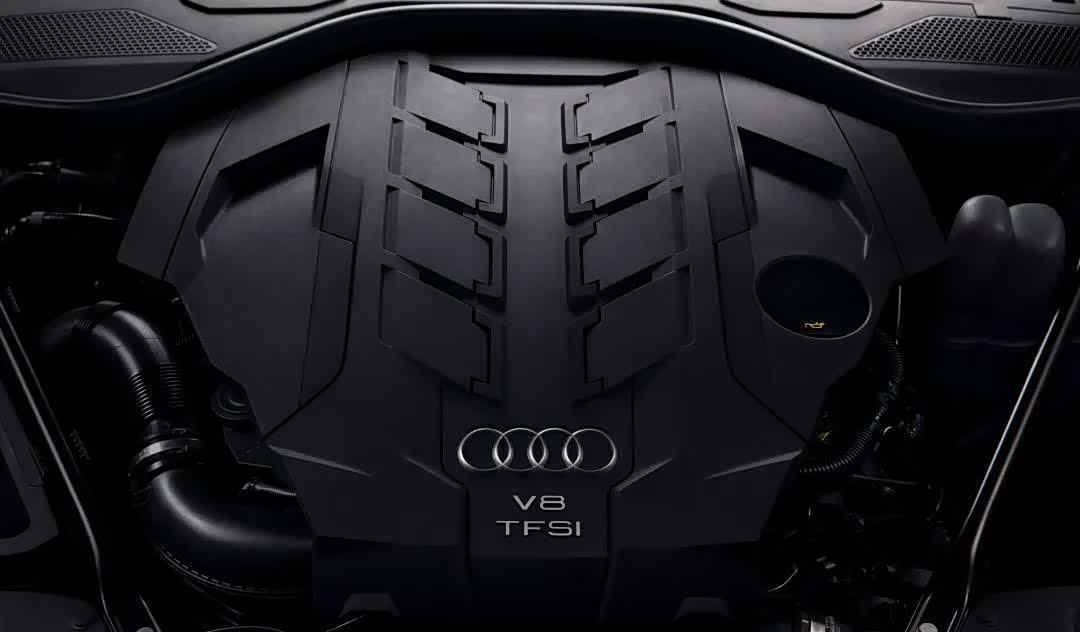 【文章】【搭载4.0T V8发动机 全新奥迪A8L 60 TFSI来了】 全新奥迪A8L 60 TFSI所使用的代号为EA825的V8双涡轮 ...