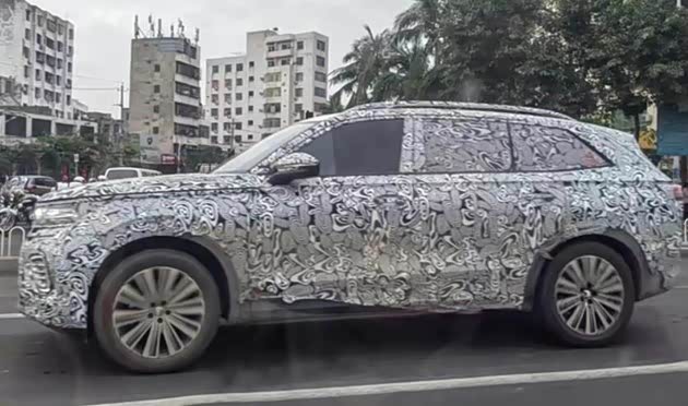 【文章】【一汽-大众全新中型SUV曝光】互联网上曝光了一张代号为“VW416/3”的一汽-大众全新中型SUV路试谍照。据悉，新车为代号 ...