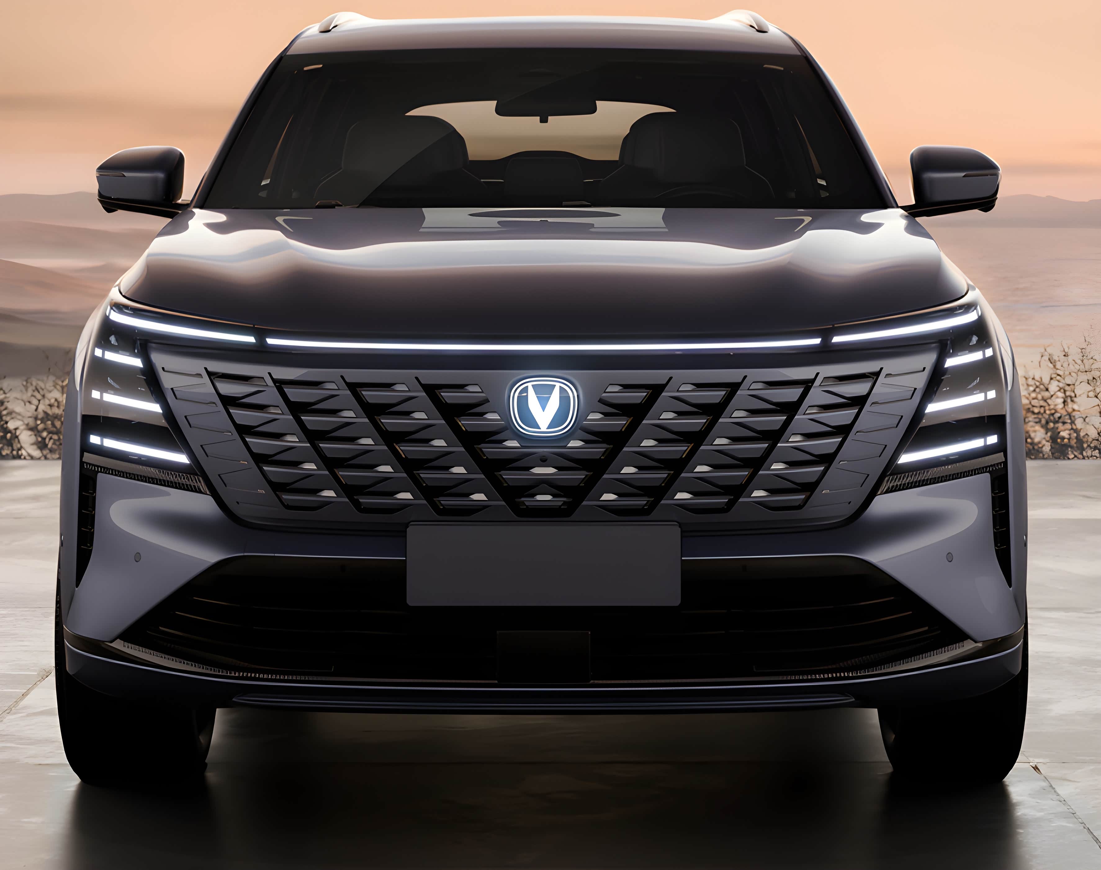 【文章】5月13日，全新一代长安CS75 PLUS官图发布，新车定位紧凑型SUV，内部代号为C928，预计下半年上市。外观方面，新车采用了全新设计。前格栅为无边界式的大尺寸倒梯形设计，内部辅以 ...