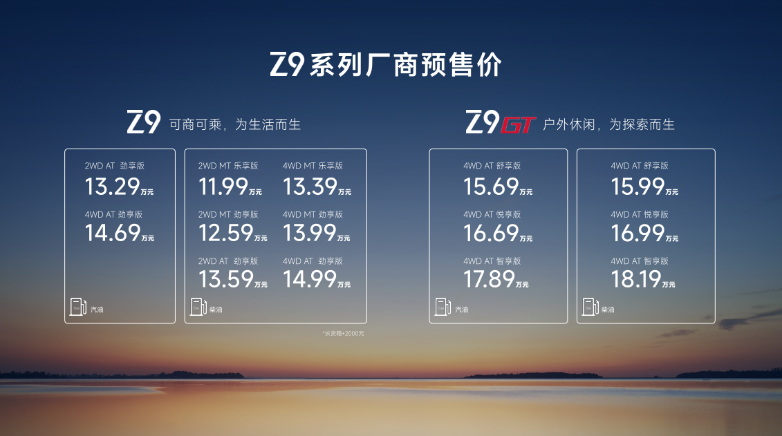 【文章】【11.99万起 郑州日产Z9正式开启预售】3月31日，郑州日产Z9正式开启预售，共推出8款车型，预售价区间为11.99万元-14.99万元；Z9GT推出6款车型，预售价15.69万元 ...